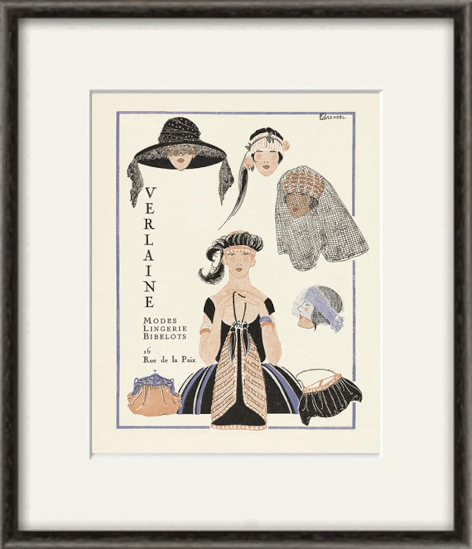 Art Deco Wall Art Deco Print Fashion Prints French Art Deco | Etsy