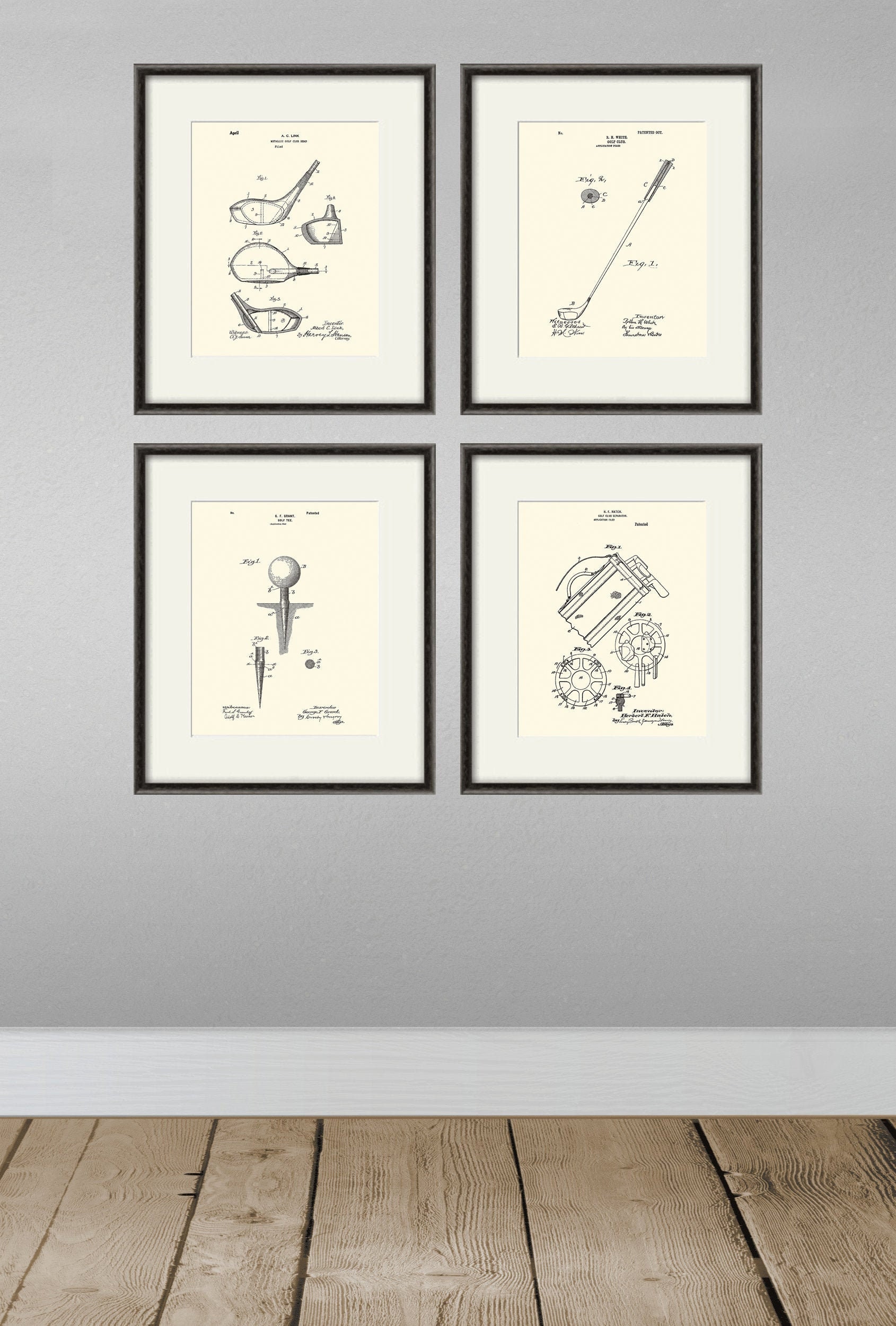 Golf Club Art Golf Patent Art Print Golf Art Print Patent | Etsy
