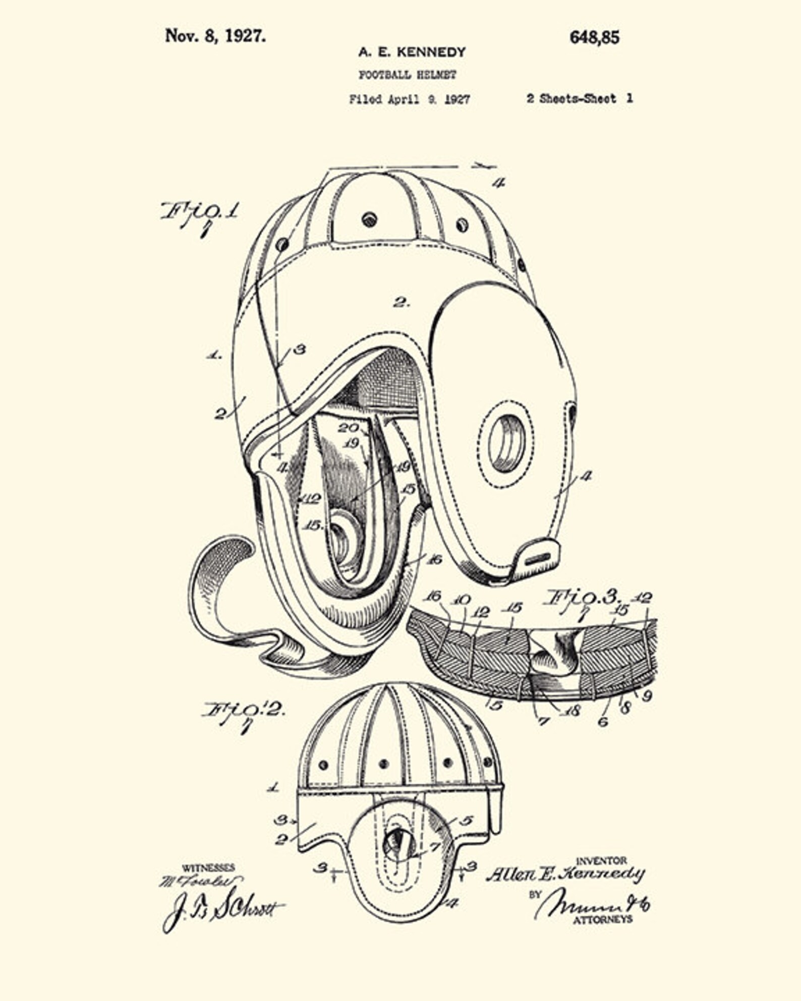Football Patent Football Art Print Patent Art Print Patent - Etsy