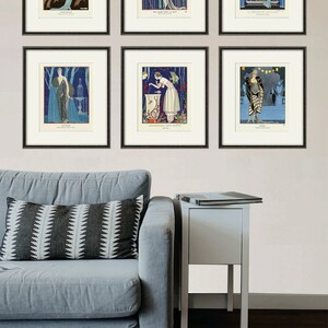 Art Deco Art Print Fashion Art Vintage Fashion Poster French Wall Art ...
