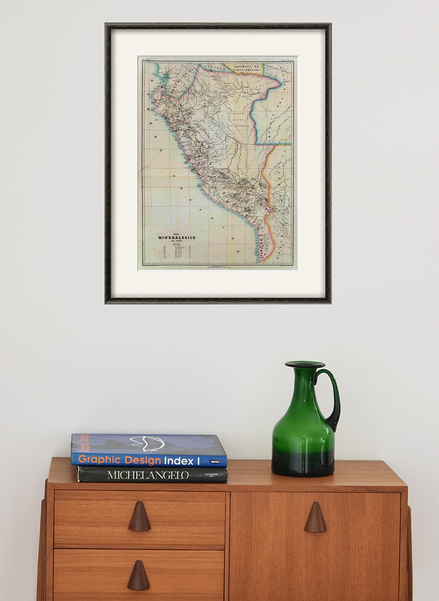 Digital Peru Print Set Of 3, Peru Map Print, Peru Poster Map, Peru Art...