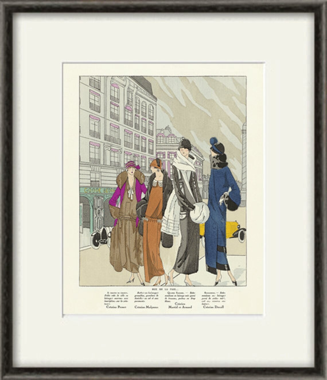 Art Deco Wall Art Deco Print Fashion Prints French Art Deco Etsy
