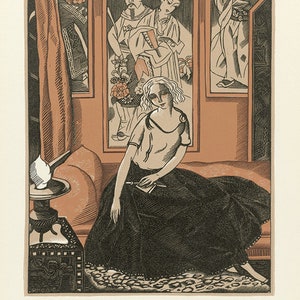 Art Deco Wall Art Deco Print Fashion Prints French Art Deco - Etsy