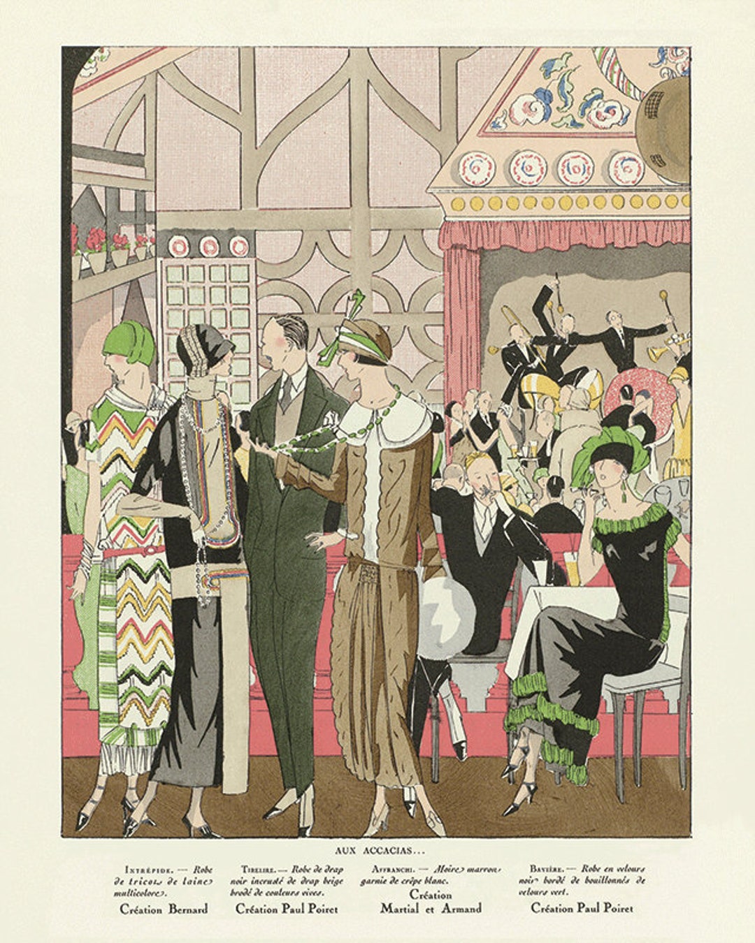 Art Deco Wall Art Deco Print Fashion Prints French Art Deco Poster Art ...