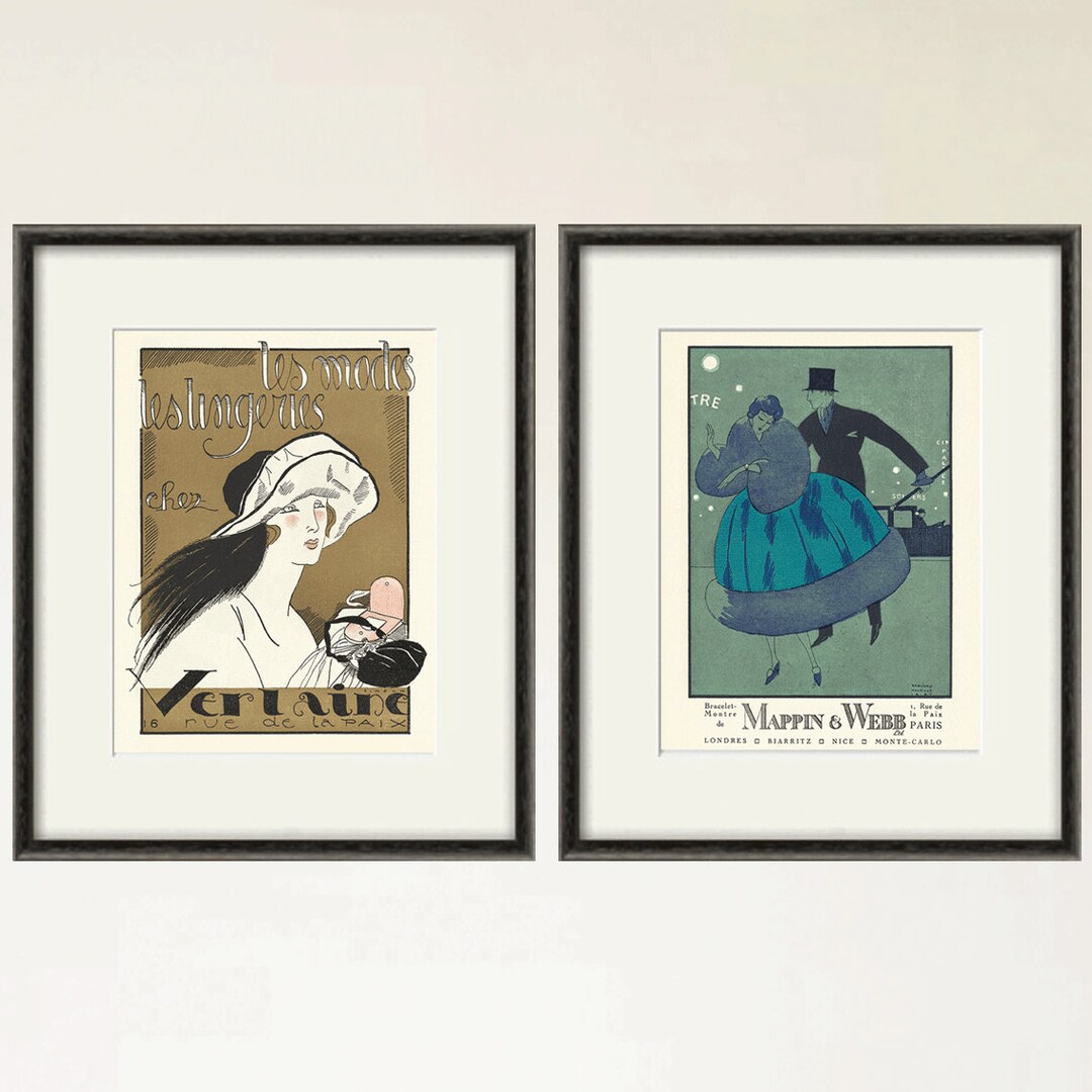 French Advertising Vintage Ad Poster Art Deco Art Print French Wall Art ...