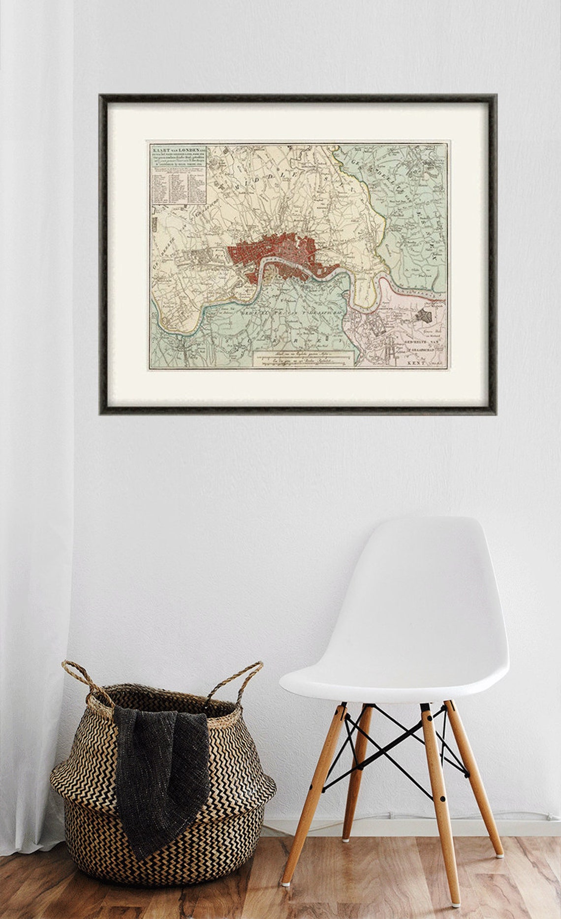 Antique London Map Print Map Vintage Old Maps Antique Map - Etsy