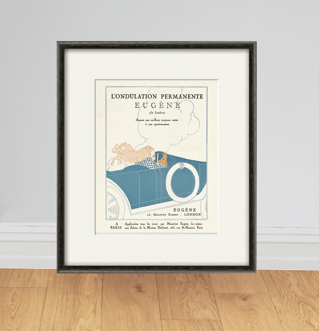 French Advertising Vintage Ad Poster Art Deco Art Print French Wall Art ...