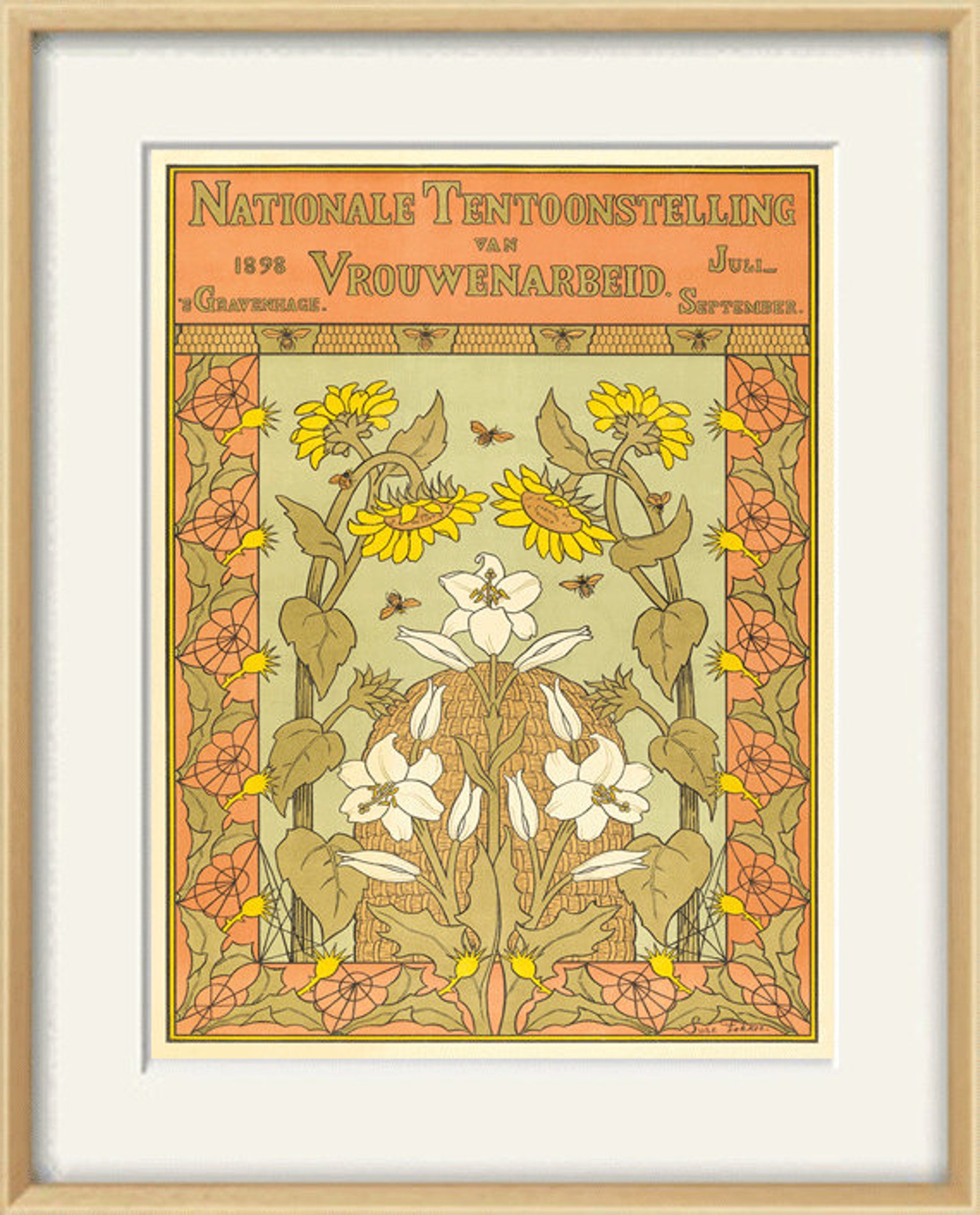 Art Nouveau Art Print Antique Prints Art Nouveau Print Home | Etsy