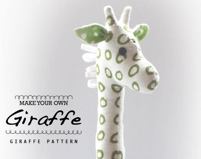 Giraffe Sewing PATTERN - 41cm Tall - Etsy