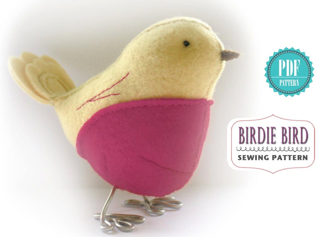 Bird Sewing PATTERN - Pin Cushion - PDF - Etsy