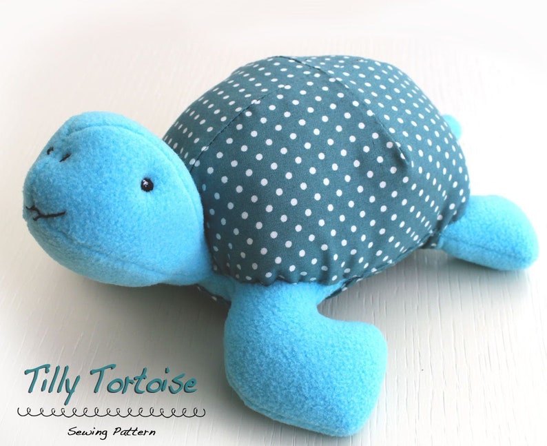 Tortoise PDF Sewing PATTERN Tilly Tortoise/turtle and - Etsy
