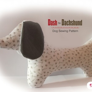 Dachshund Dog Sewing PATTERN - Sausage Dog - Etsy