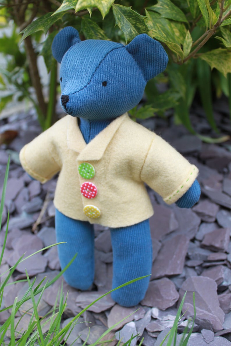 Teddy Bear Sewing PATTERN with Jacket | Etsy