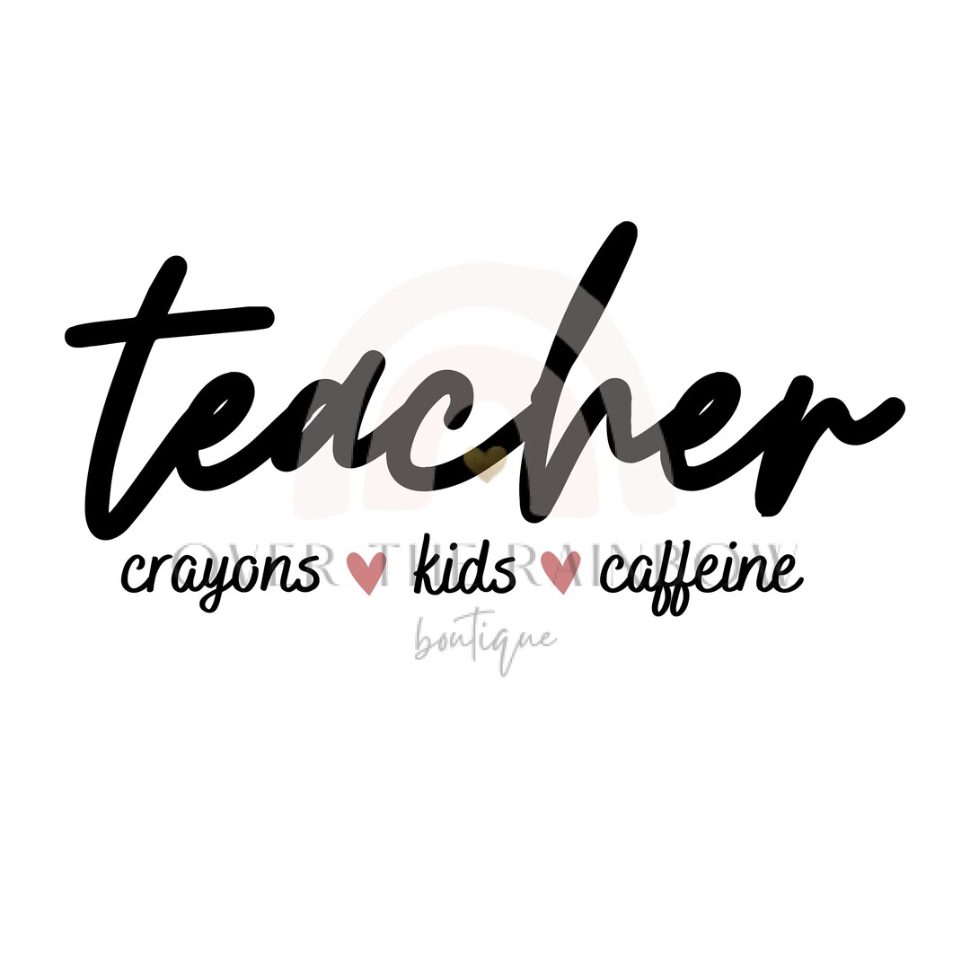 Teacher .svg - Etsy