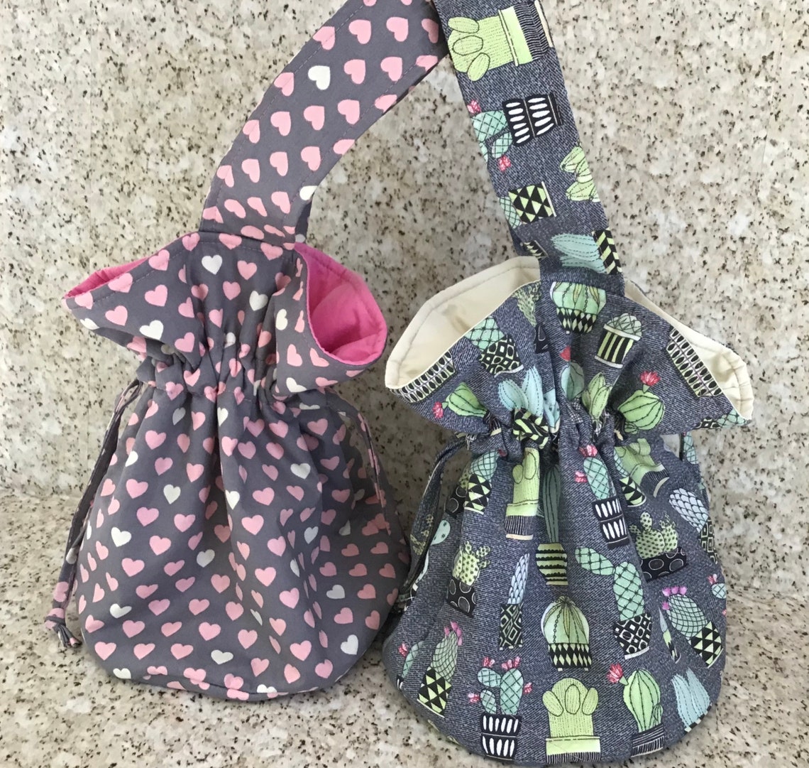 Bag, Tote Bag, Cactus Bag, Heart Bag, Hand Bag, Japanese Bag - Etsy