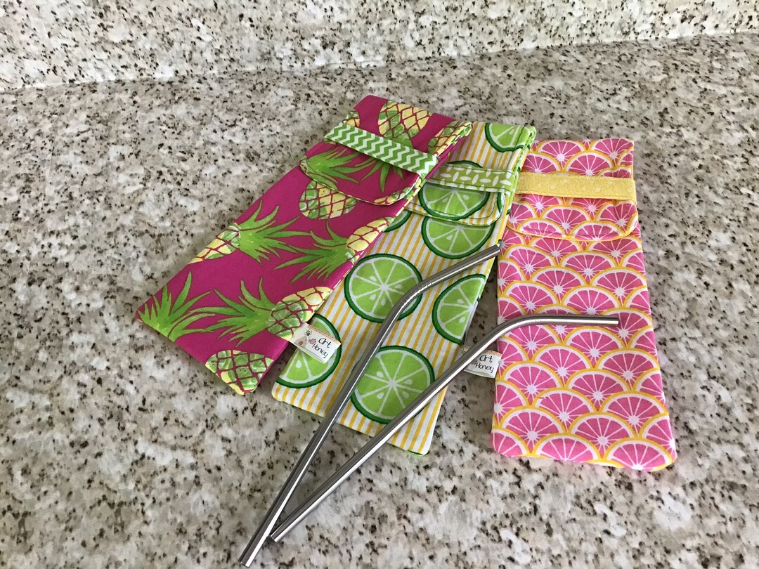 Stainless Straw Case, Case Straw, Straw Cover, Drinking Straw Pouch ...