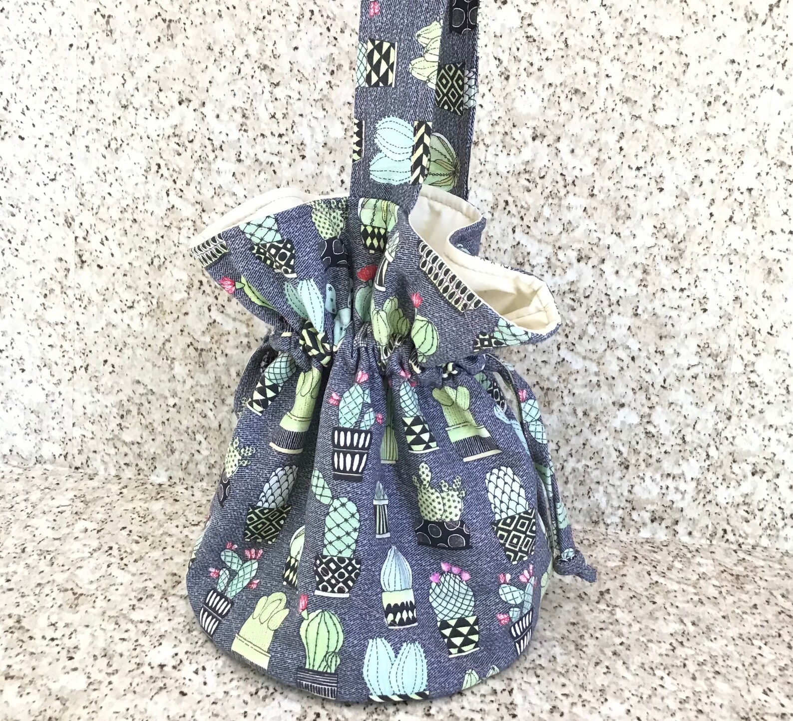 Bag, Tote Bag, Cactus Bag, Heart Bag, Hand Bag, Japanese Bag - Etsy