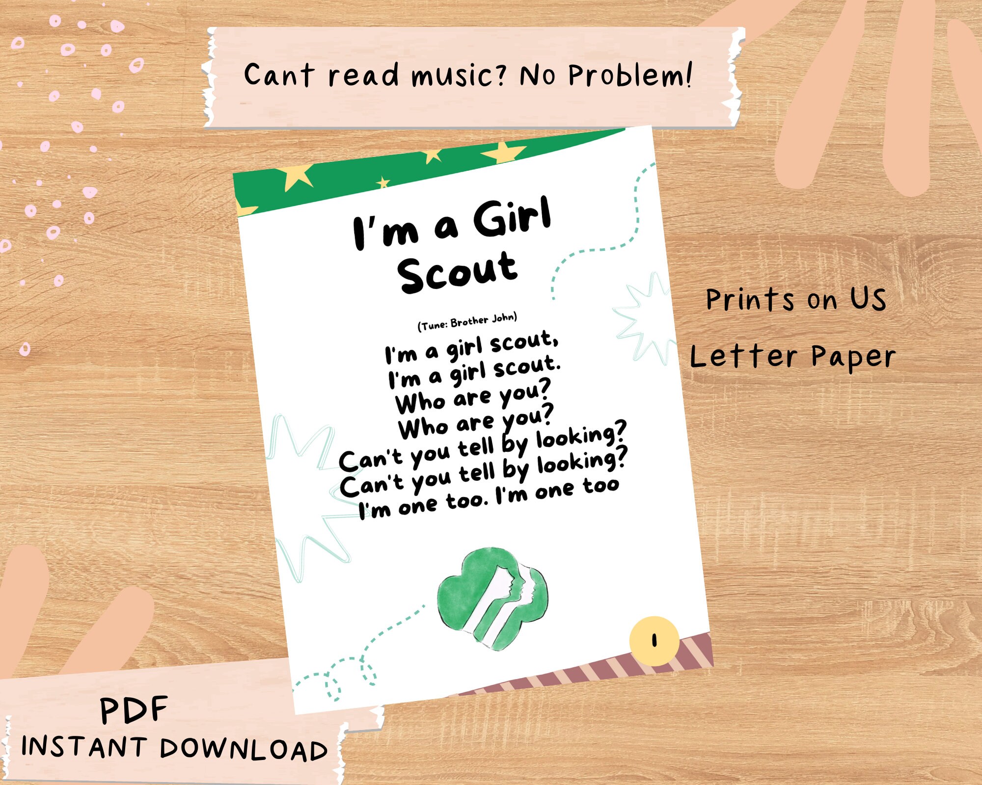 Girl Scout Campfire Song Book Download - Etsy