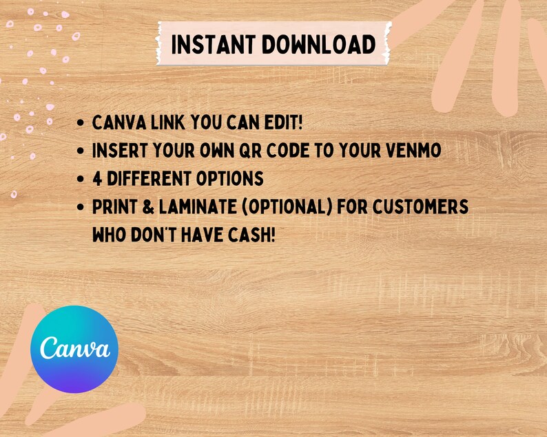 Canva Template: Girl Scout Cookie Booth QR Code Flyer - Etsy
