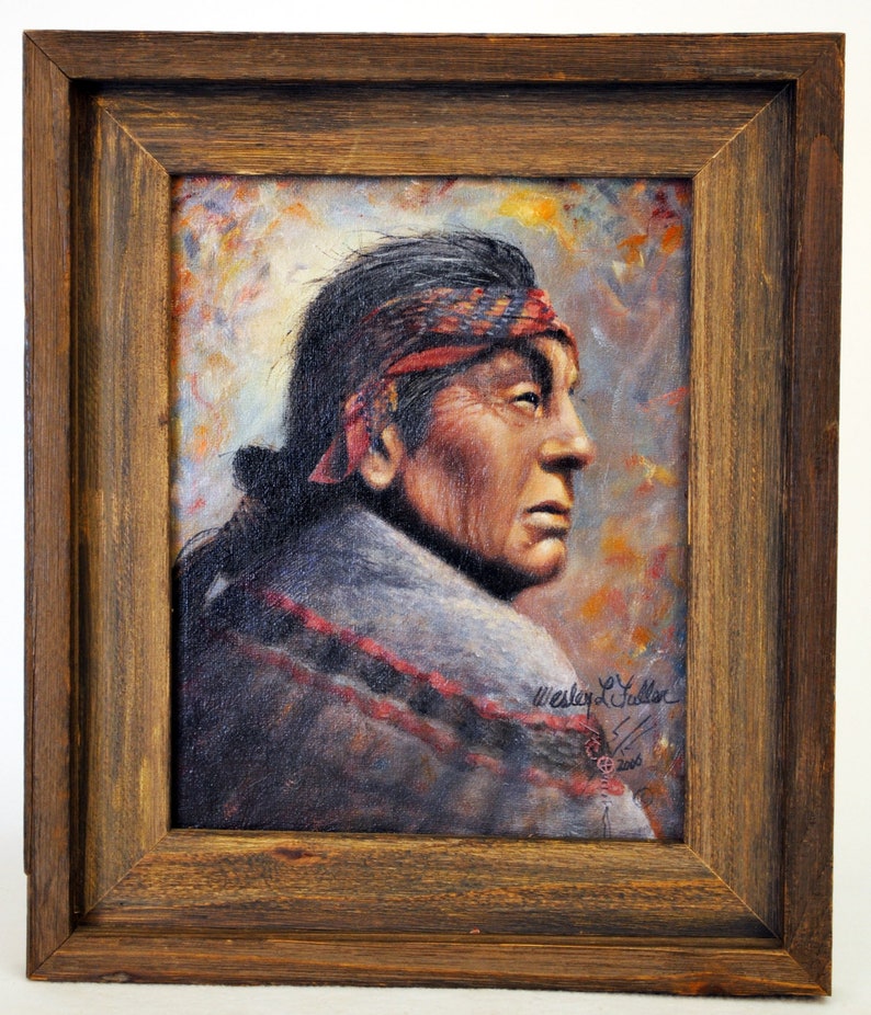 Native American Art Portrait Original Painting - Etsy