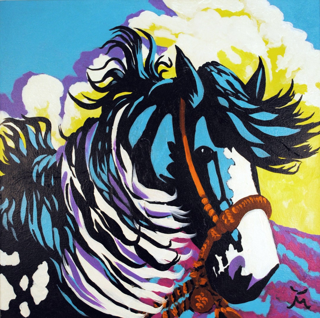 Original Horse Painting by Dan Howard - Etsy