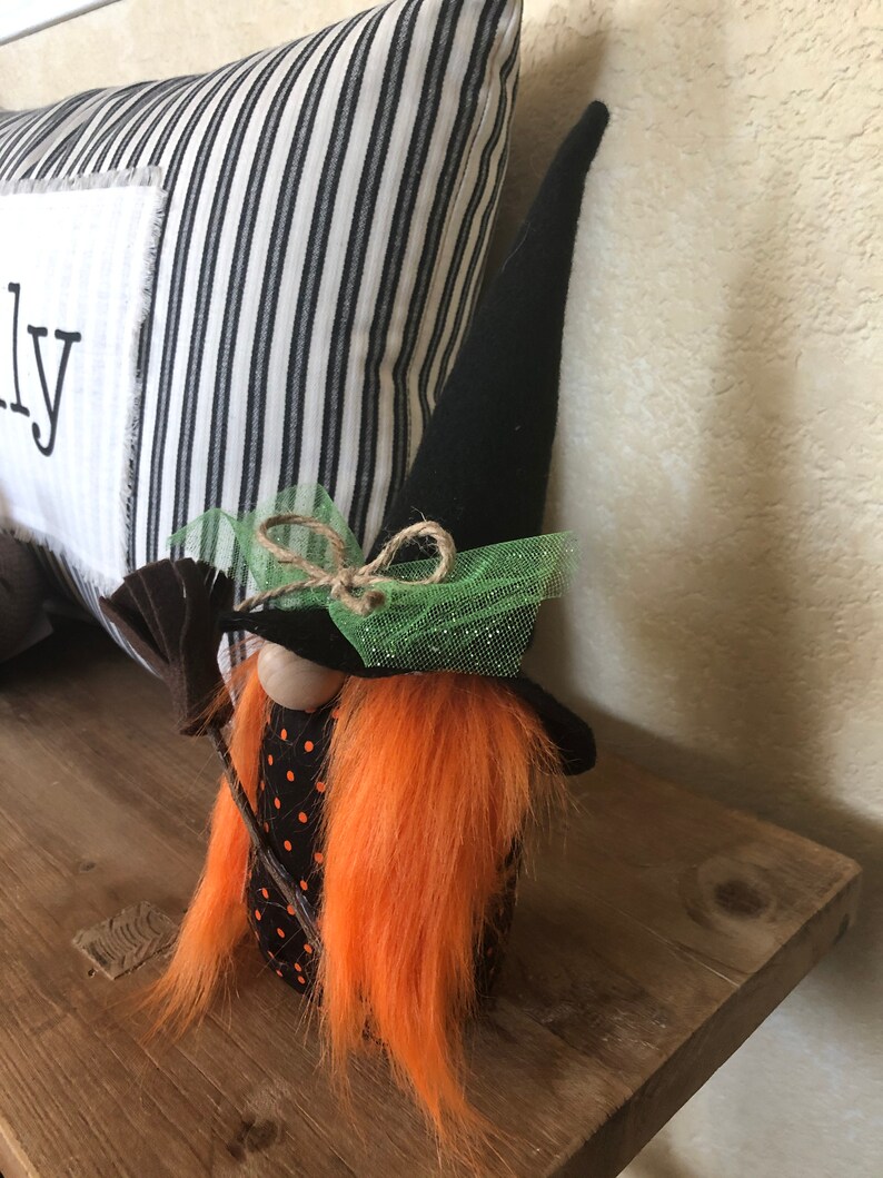 Witch Gnome Halloween Gnome Halloween Decorations Gnome - Etsy