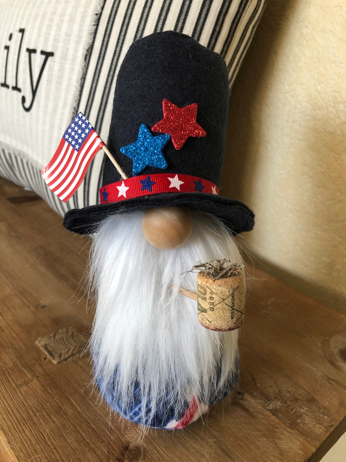 Fourth of July Gnome Patriotic Gnome Holiday Decor Red | Etsy