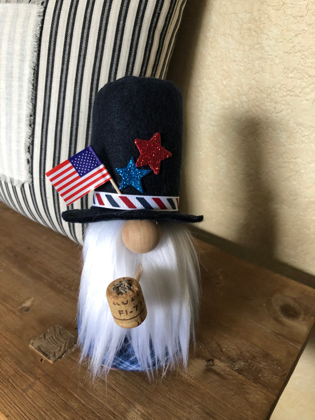 Fourth of July Gnome, Patriotic Gnome, Holiday Decor, Red, White and ...