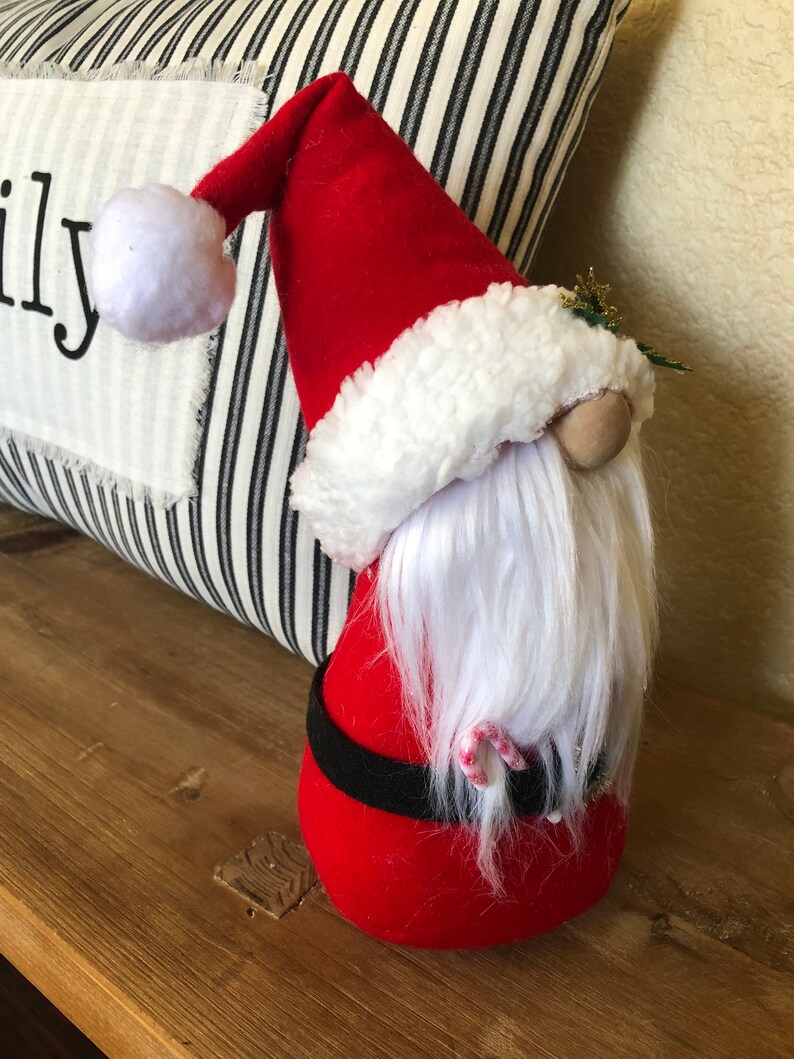 Santa Gnome Christmas Gnome Christmas Decor Holiday Decor - Etsy