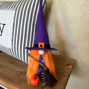 Witch Gnome, Halloween Gnome, Halloween Decorations, Gnome, Holiday ...