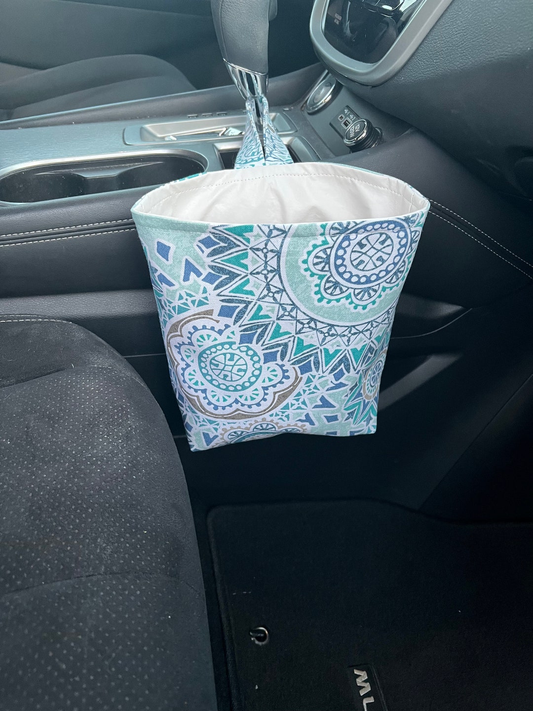 Car Trash Bag, Blue Car Trash Bag, Car Accessories, Car Trash Can ...