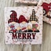 Natural Stone Gnome Christmas Coasters, Merry Christmas Gnome Coasters ...