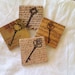 Natural Stone Tile Key Coasters, Beverage Coasters, Home Decor Coasters ...