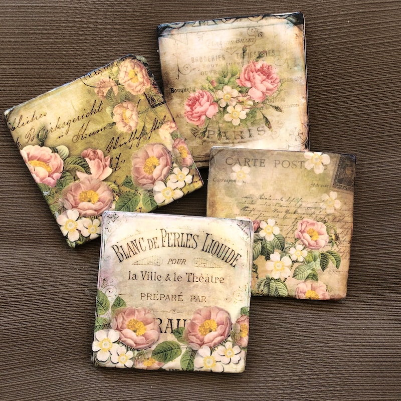 Vintage Coasters - Etsy