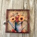 Natural Stone Autumn Themed Coasters, Pumpkin Coasters, Daisy Coasters ...