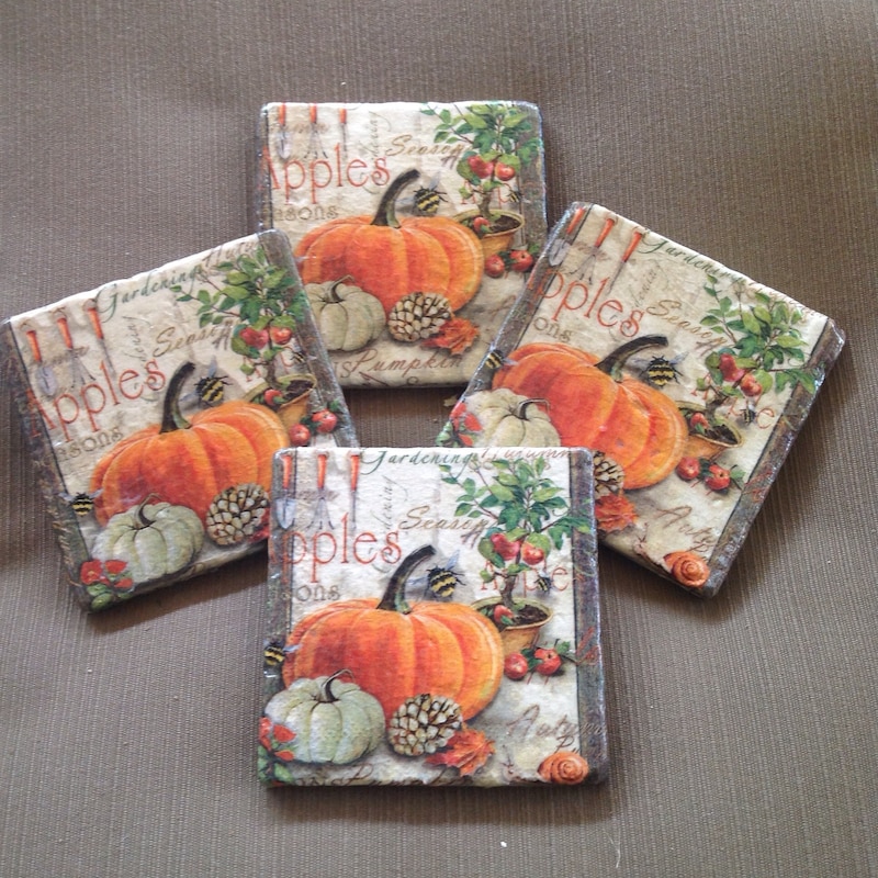 Fall Coasters - Etsy