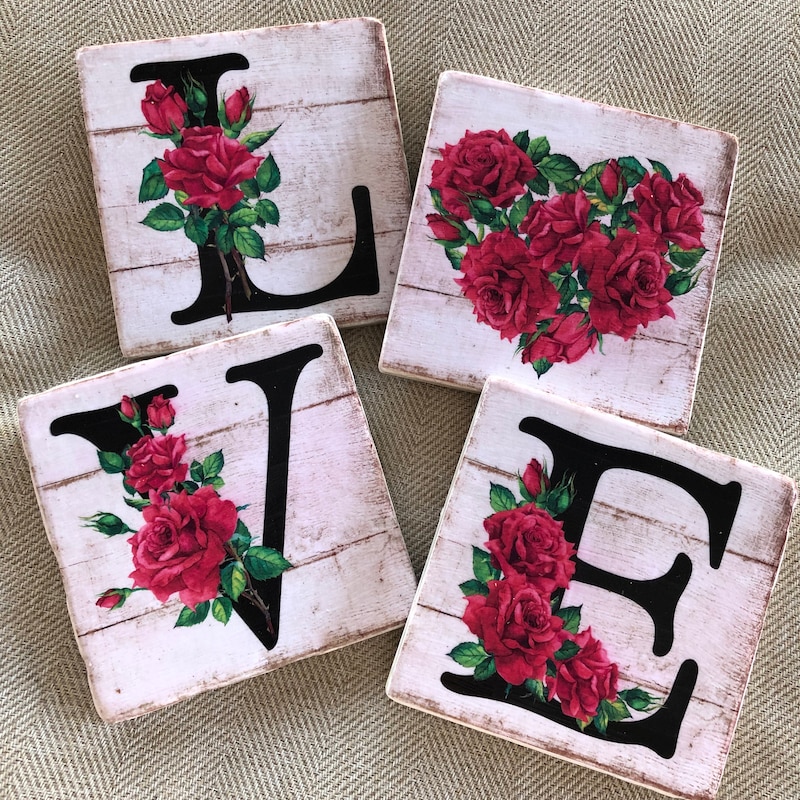 Love Coasters - Etsy
