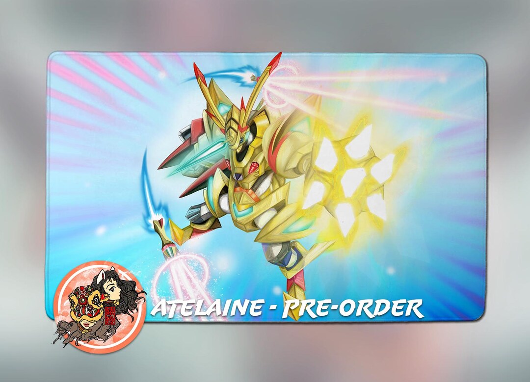 Digimon-inspired Rapidmon X Antibody Art Play Mat Pre-order | TCG Game ...