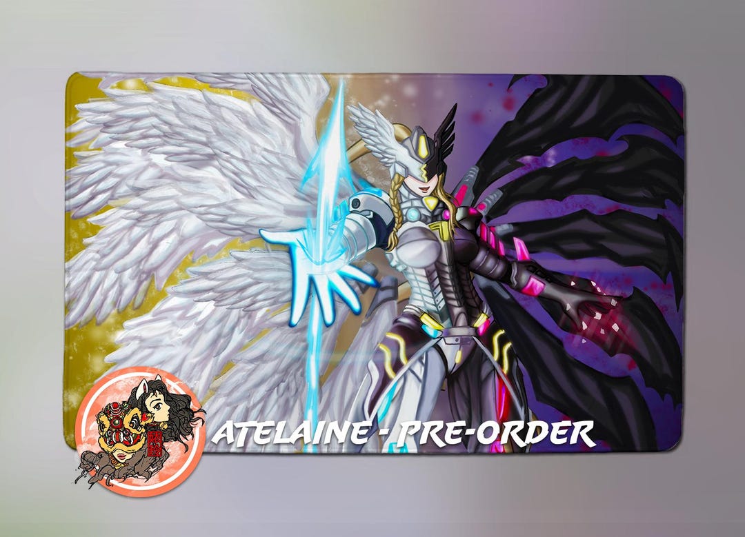 Digimon-inspired Mastemon Art Play Mat Pre-order | TCG Game Mat,desk ...
