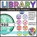 Dewey Dots ｜nonfiction Library Sign + FREE Just Dewey It Header - Etsy