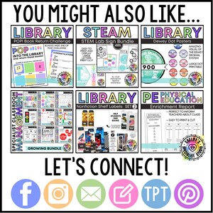 LOOK! New Books ｜library Display Sign - Etsy