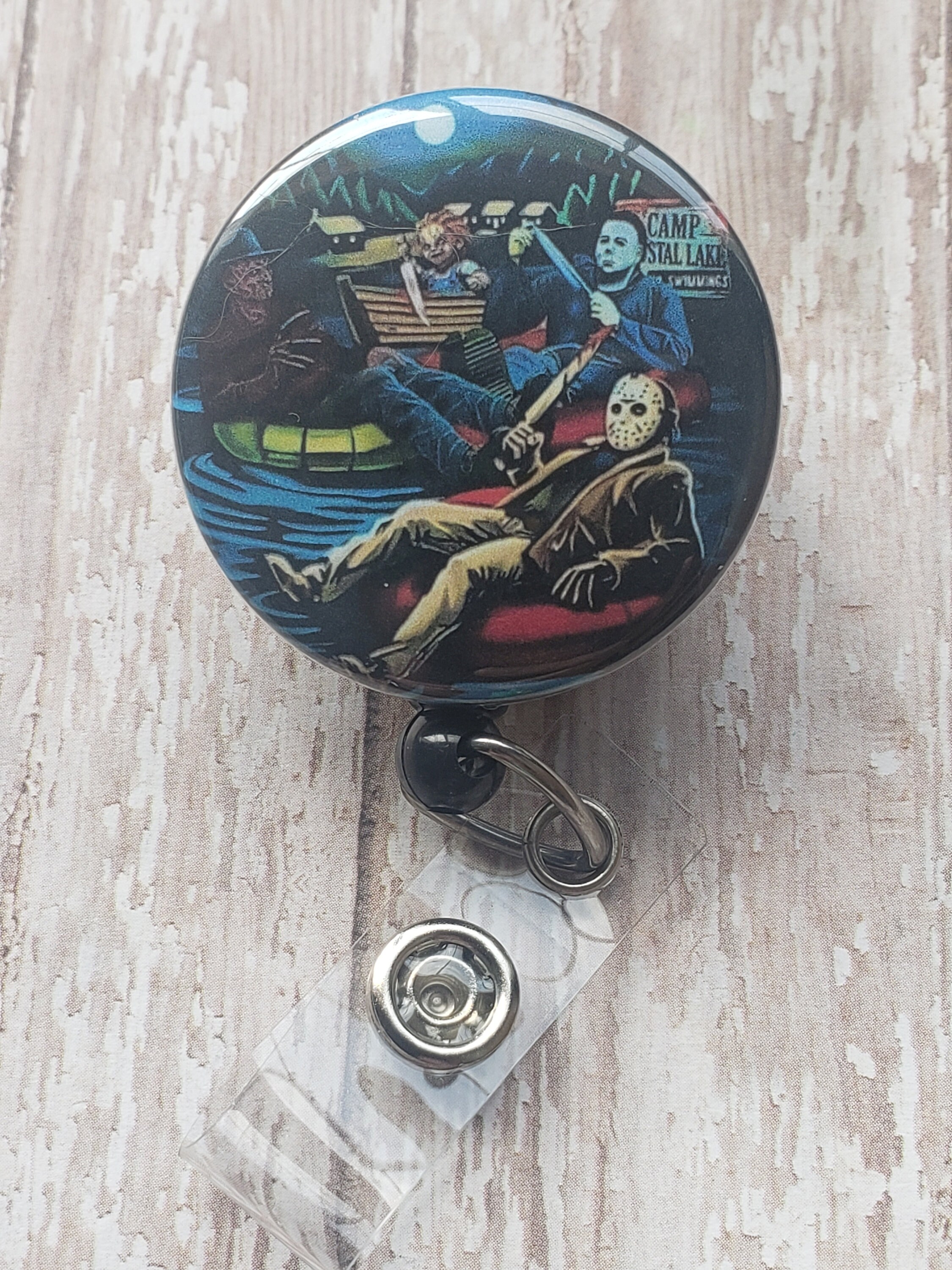 Halloween Horror Movie Themed 1.5 Inch Button Available in | Etsy