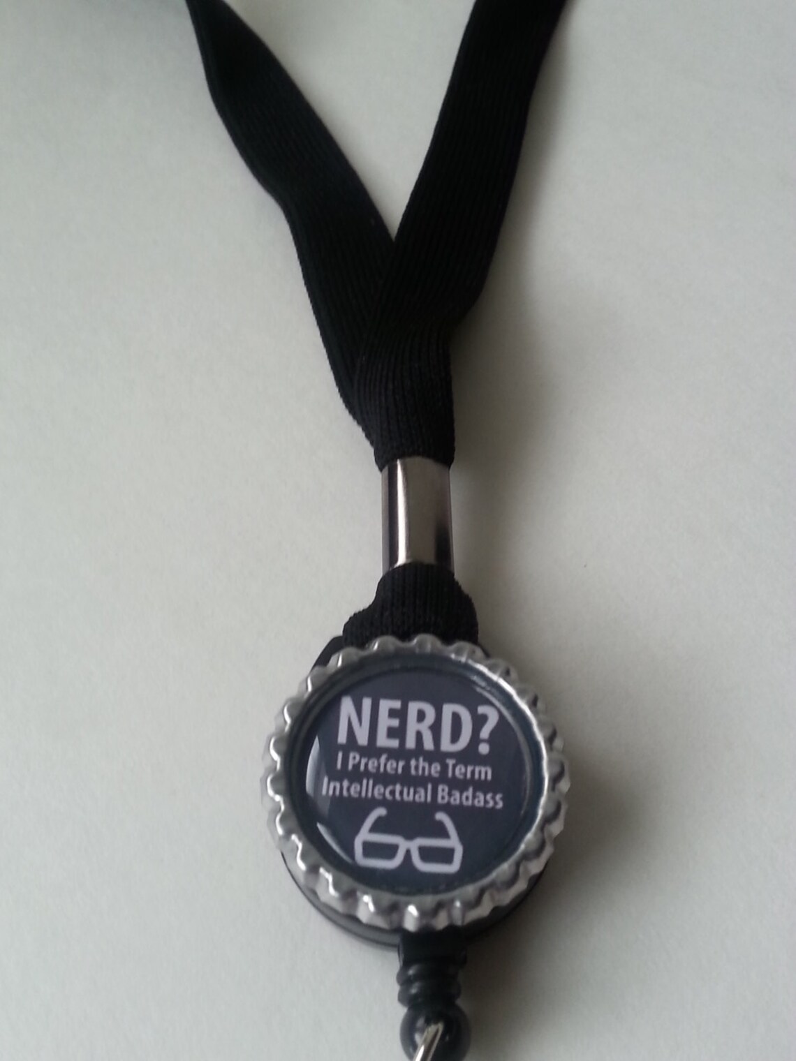 Lanyards With ID Badge Reel Nerd Prefer Intellectual - Etsy