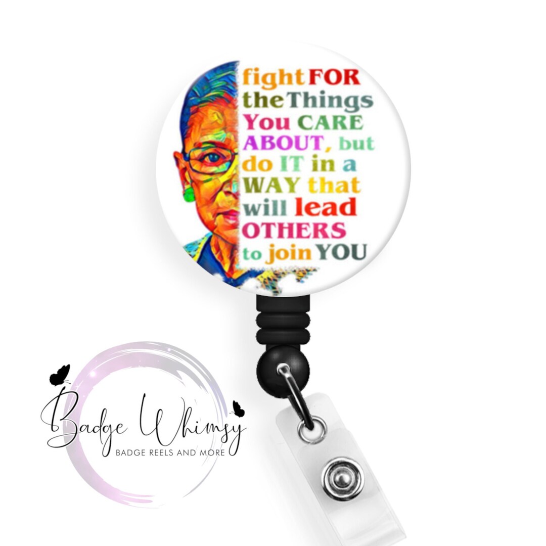 RBG - 1.5 Inch Button - Available in a Pin, Magnet or Badge Holder Reel ...