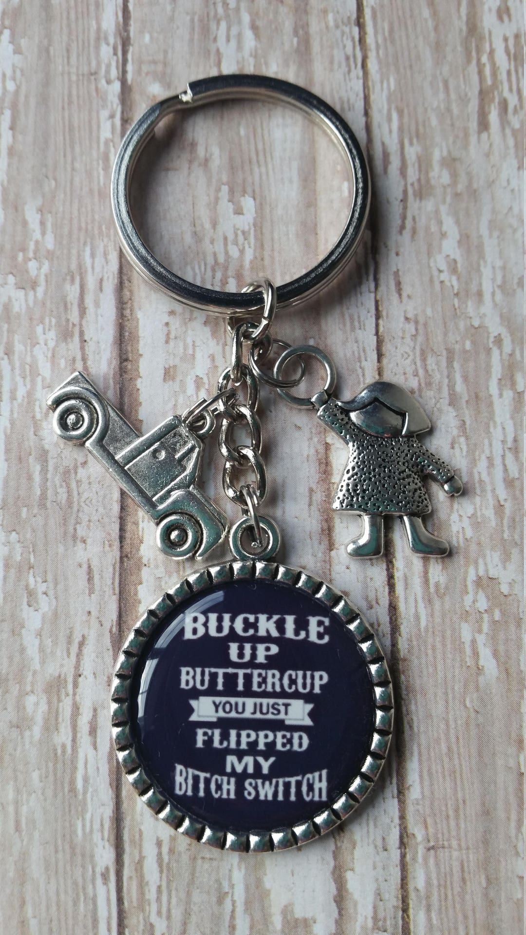 You Just Flipped My Bitch Switch - Key Chain - Great Funny Gift or Treat Yourself! Flat Rate ...