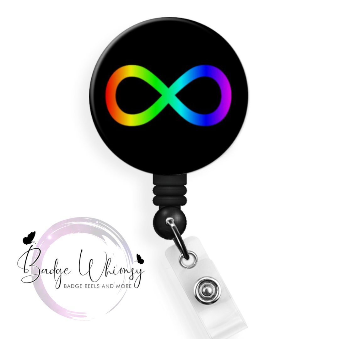 Autistic Pride Infinity Symbol Neurodiversity - 1.5 Inch Button ...
