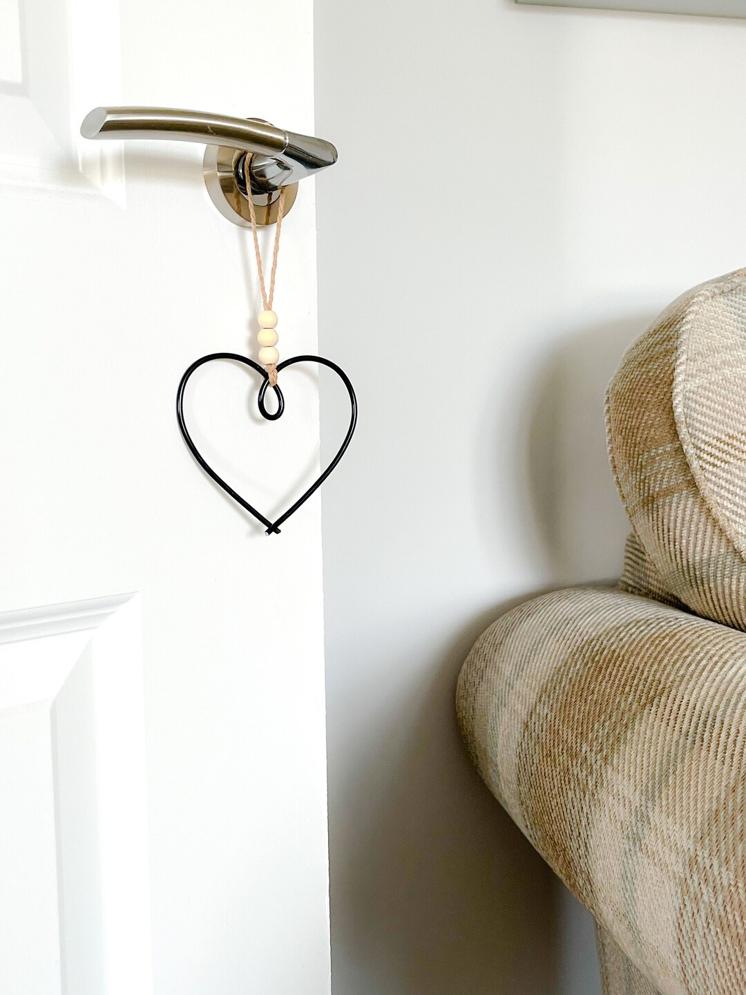 Wire Hanging Heart Door Hanger Home Decor Christmas Decor - Etsy