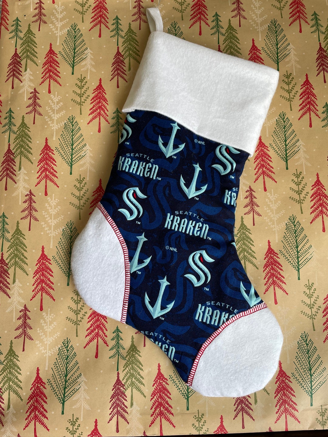 Seattle Kraken Christmas Stocking - Etsy