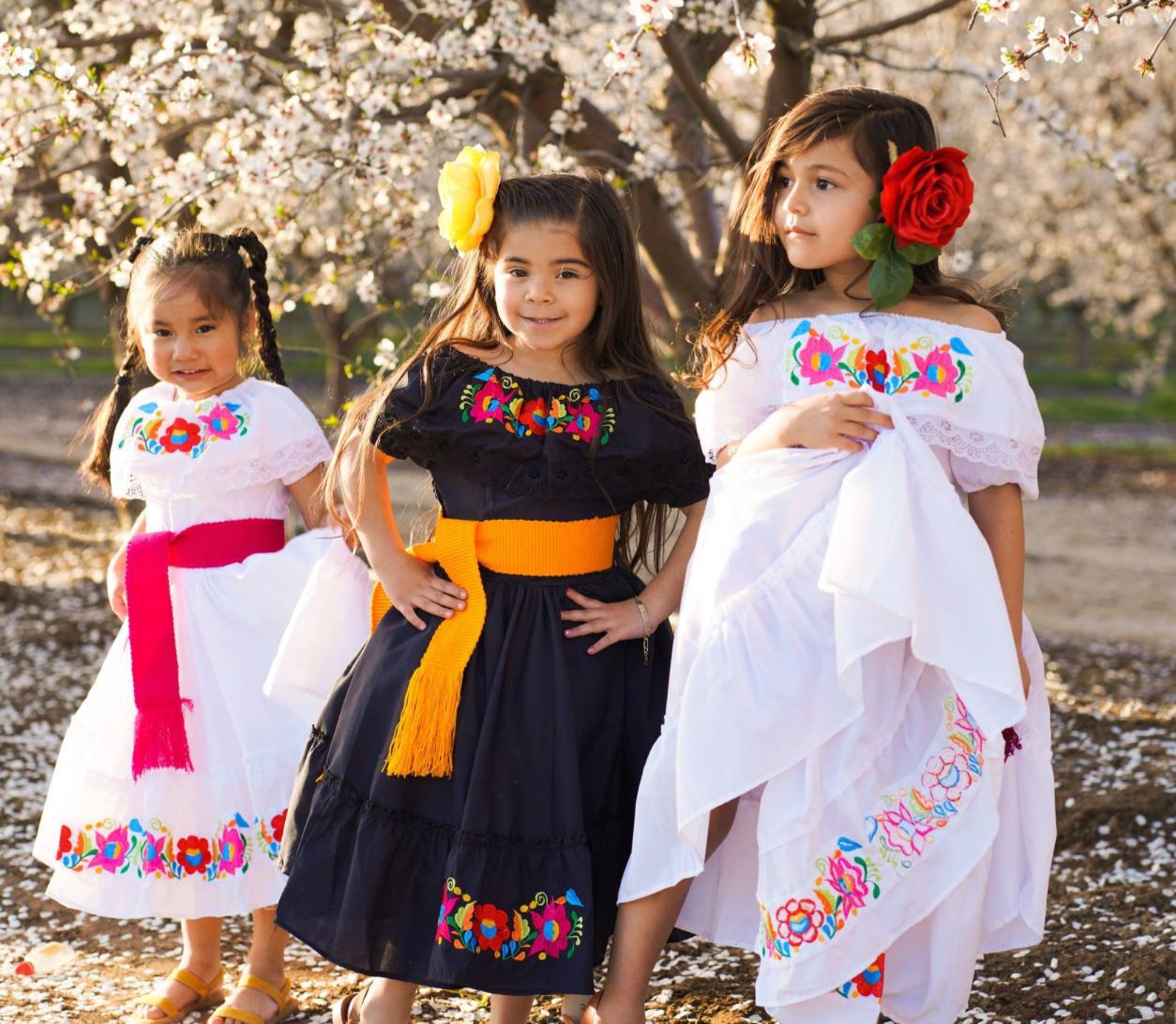 Traditional Mexican Fiesta Dress / Huipil Dress / Mexican off - Etsy