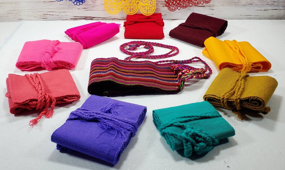 Mexican Woven Belt/ Mexican Fringe Belt - Etsy